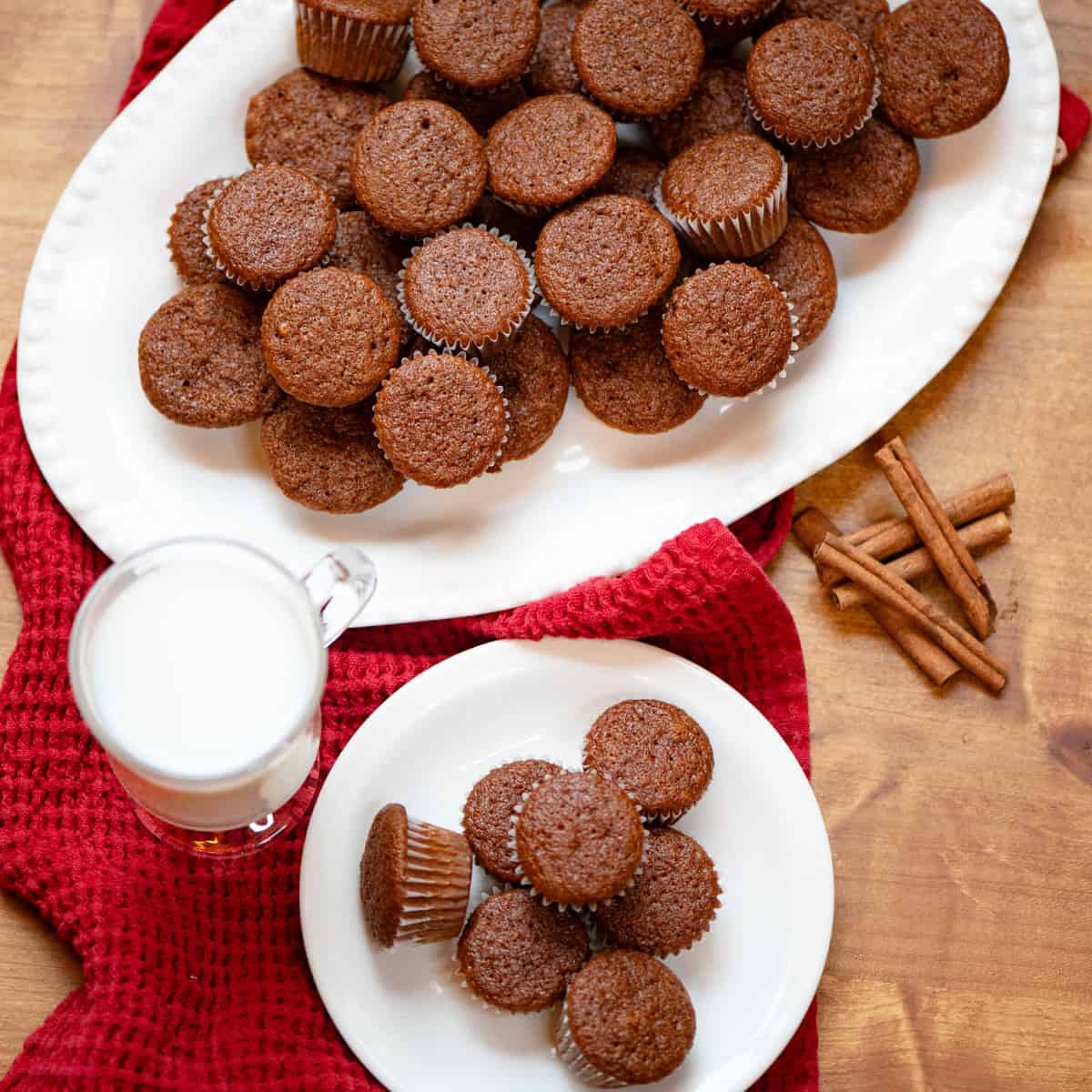 Mini Gingerbread Muffins - Learned it from My Mom