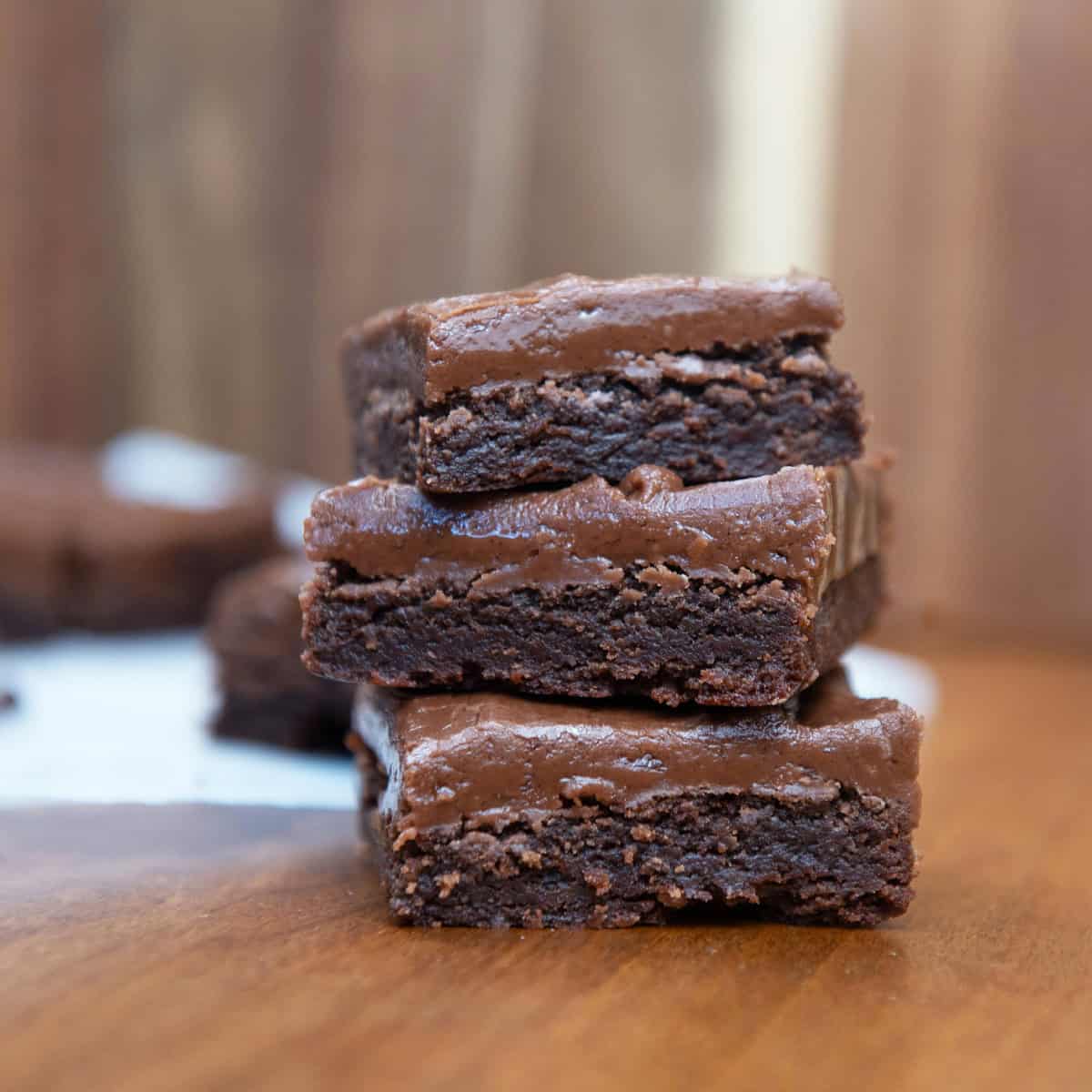 Fudgy Iced Brownies - Learned it from My Mom