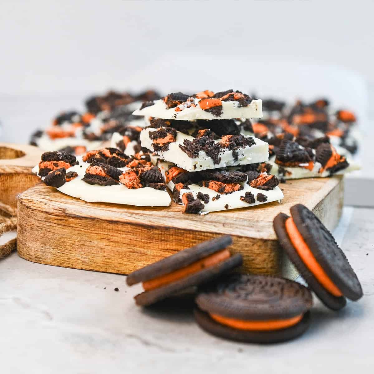 Halloween Oreo Bark - Learned it from My Mom