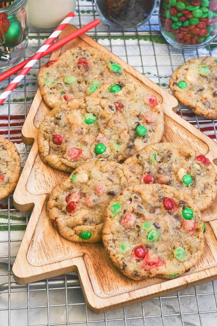 Peanut Butter Reese's Christmas Tree Cookies - Learned it from My Mom